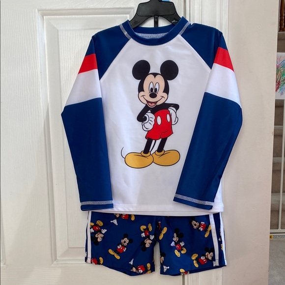 Disney | Swim | Mickey Mouse Kids Swim Set | Poshmark